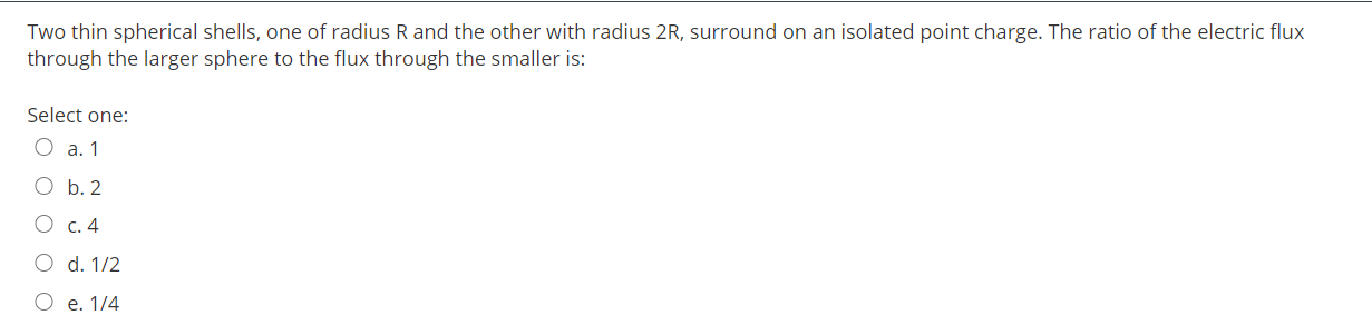 Solved Two thin spherical shells, one of radius R and the | Chegg.com