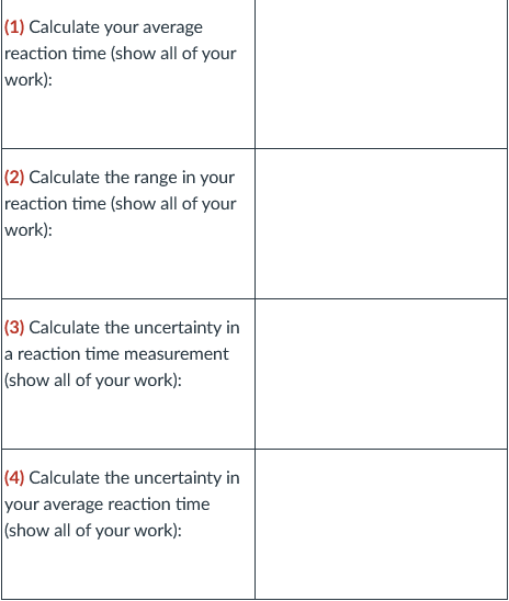 Solved Lab 1 Experiment Part 2ProcedureHypothetical | Chegg.com