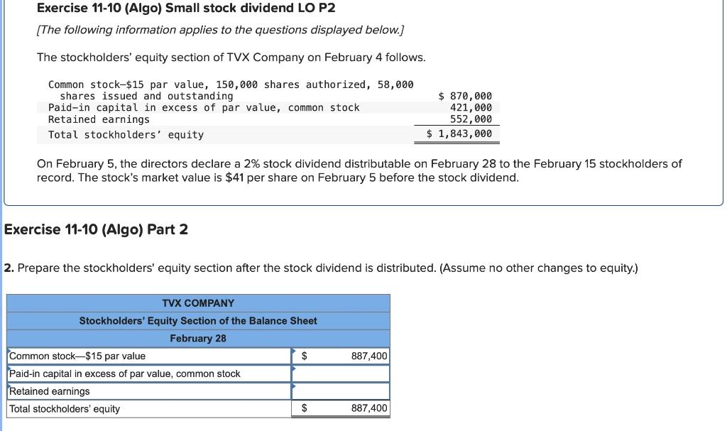 Solved On February 5 , the directors declare a 2% stock | Chegg.com
