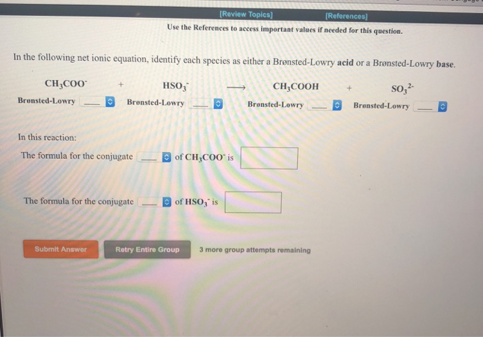 Solved In the following net ionic equation, identify each | Chegg.com