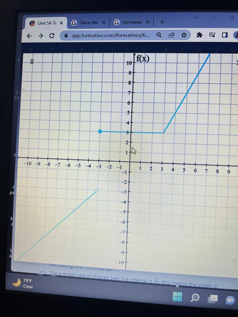 Given the following graph, determine and interpret | Chegg.com