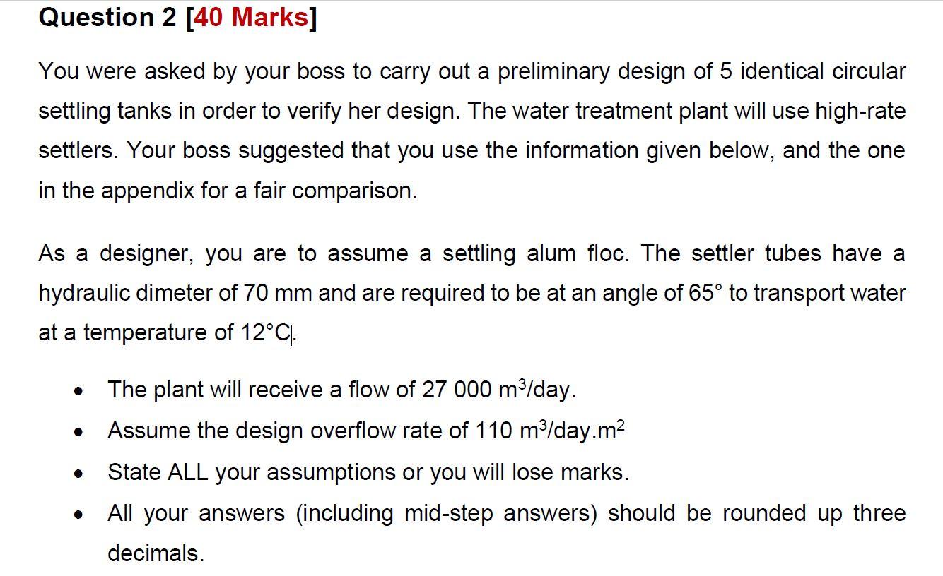Question 2 [40 Marks] You were asked by your boss to | Chegg.com