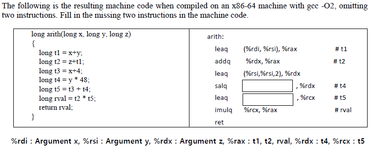 Solved The following is the resulting machine code when | Chegg.com