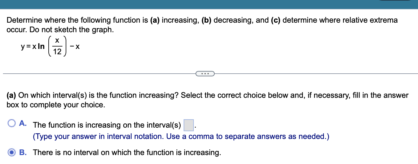 Solved Determine where the following function is (a) | Chegg.com