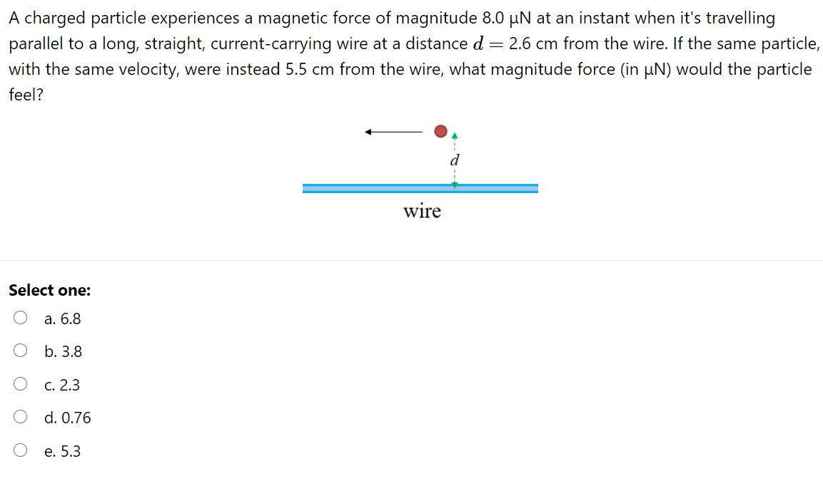 Solved A charged particle experiences a magnetic force of | Chegg.com