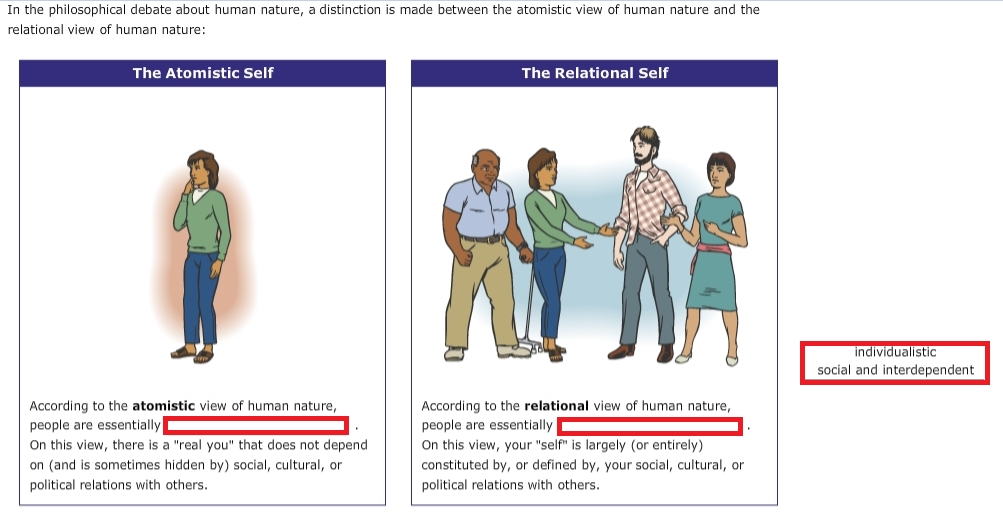 Solved The Enduring Self Two of the most common ways of | Chegg.com