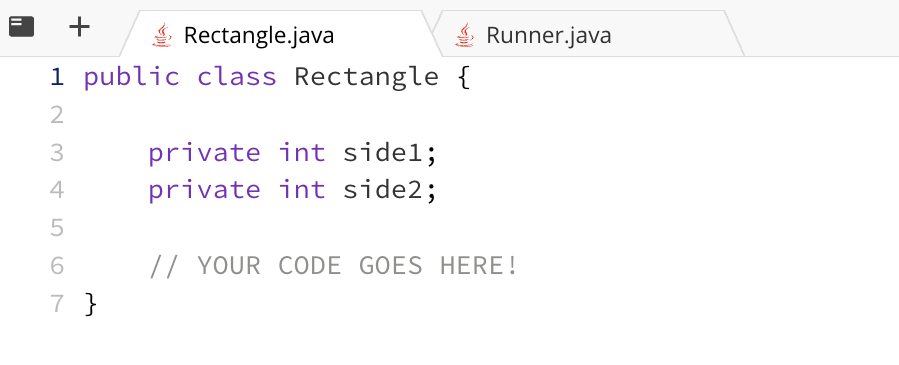 Solved Your task is to complete the Rectangle class that | Chegg.com