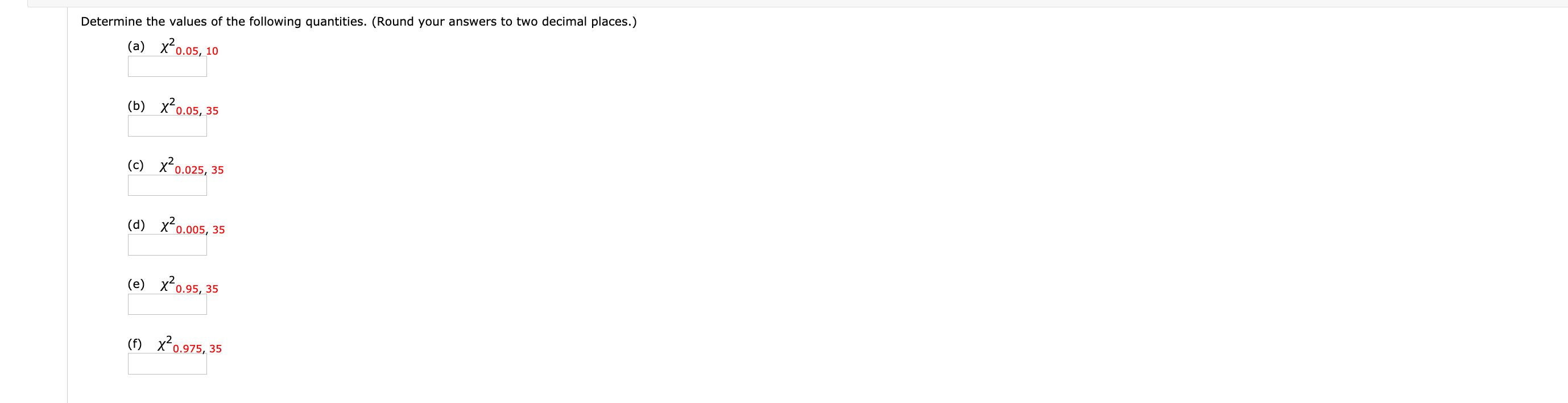 Solved Determine the values of the following quantities. | Chegg.com