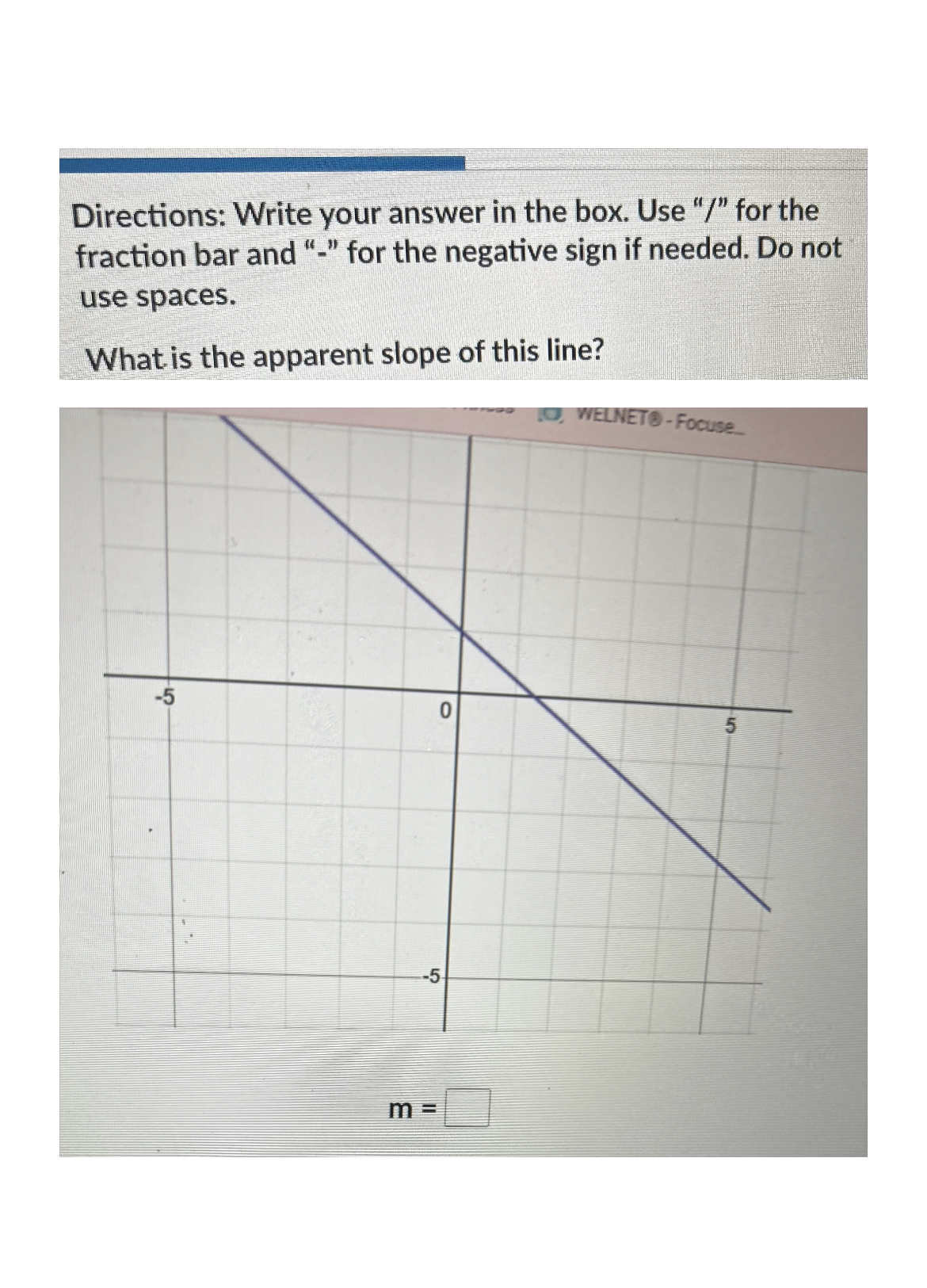 Solved Directions: Write your answer in the box. Use "/" for | Chegg.com