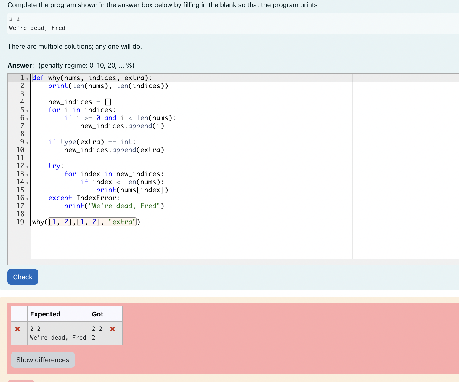 Solved omplete the program shown in the answer box below by | Chegg.com