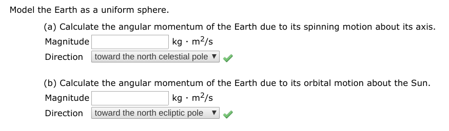 Solved Model the Earth as a uniform sphere. (a) Calculate | Chegg.com