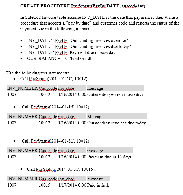 Solved FIGURE P8.31 CH08_SALECO2 DATABASE TABLES Database | Chegg.com
