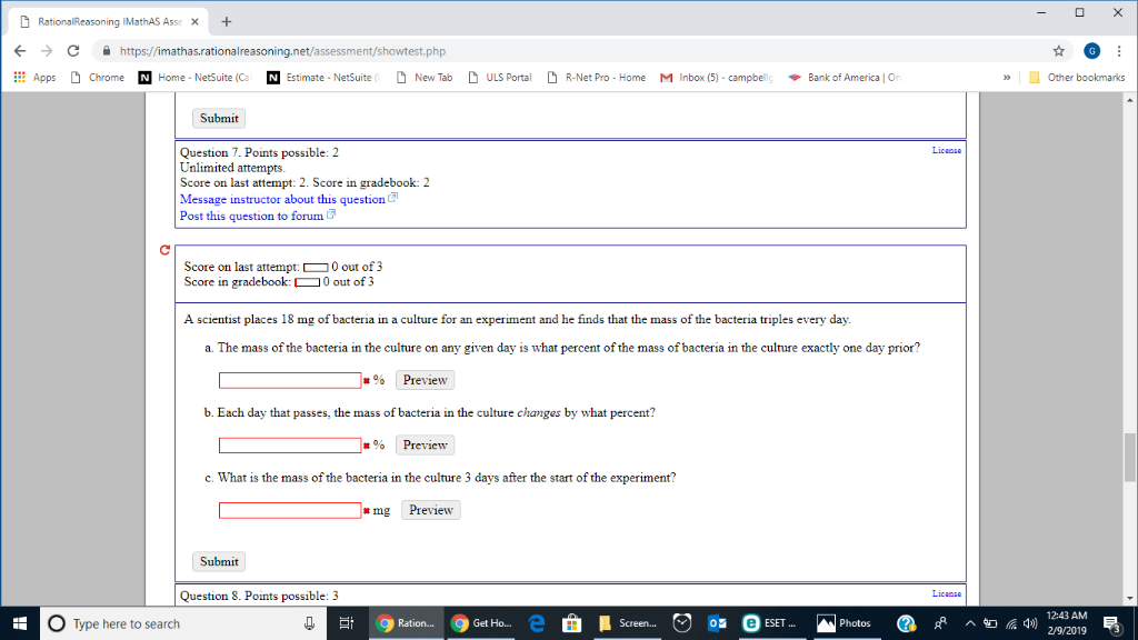 Solved RationalReasoning IMathAS Asse x С | Chegg.com