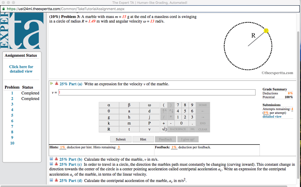 Solved The Expert TA | Human-like Grading, Automated! | Chegg.com