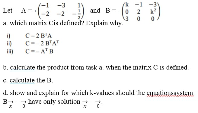 Solved I would really appericate help, the task is in | Chegg.com
