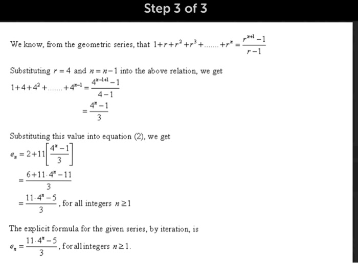 Solved In each of 3-15 a sequence is defined recursively. | Chegg.com