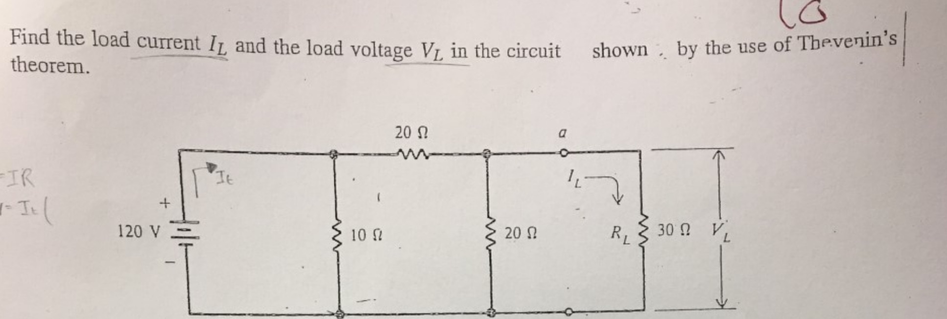 Solved Find the load current IT, and the load voltage VL in | Chegg.com