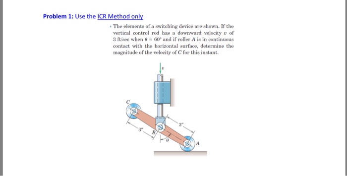 Solved Problem 1: Use the ICR Method only The elements of a | Chegg.com