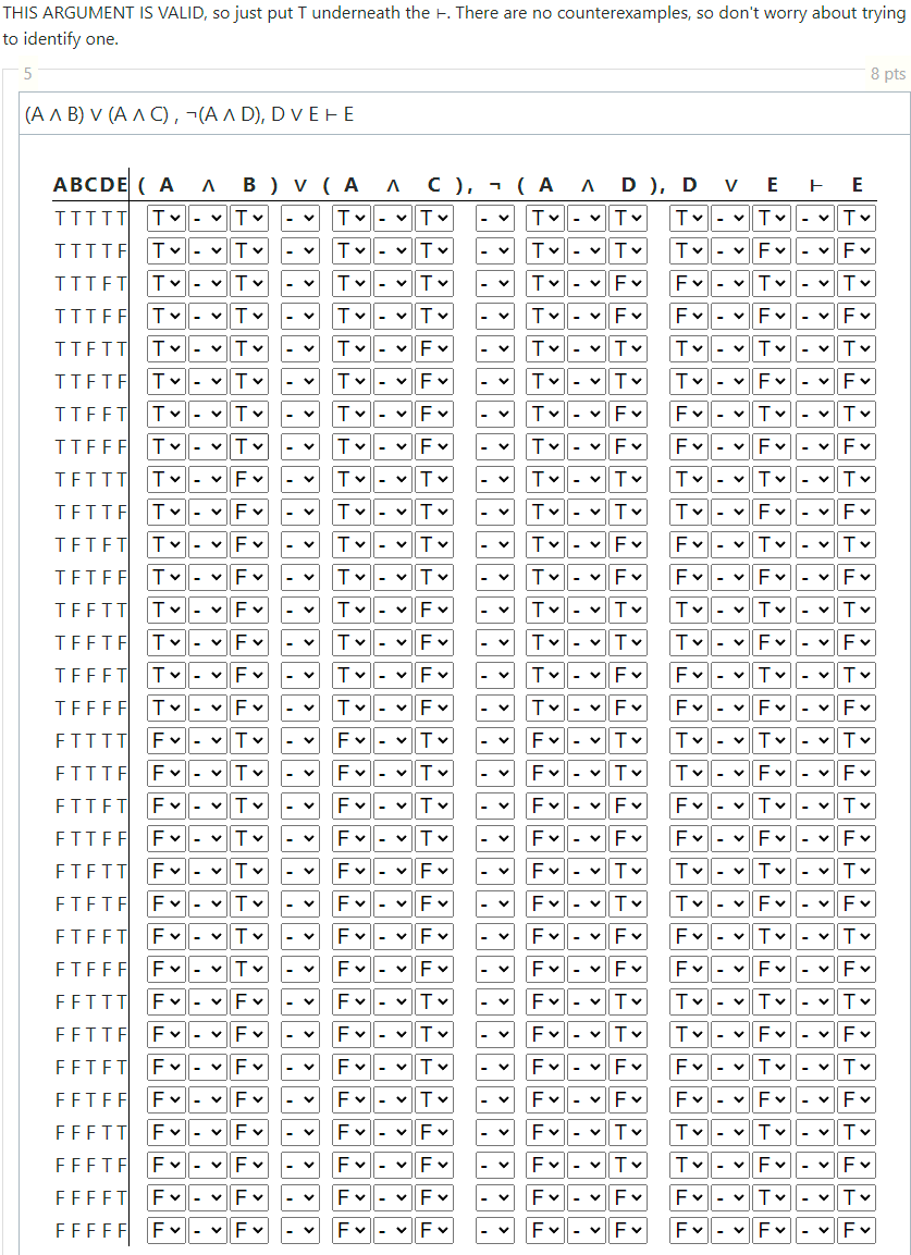 Solved Please solve all 32 ﻿lines of this truth table | Chegg.com