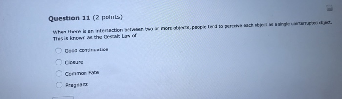 Solved Question 11 (2 points) When there is an intersection | Chegg.com