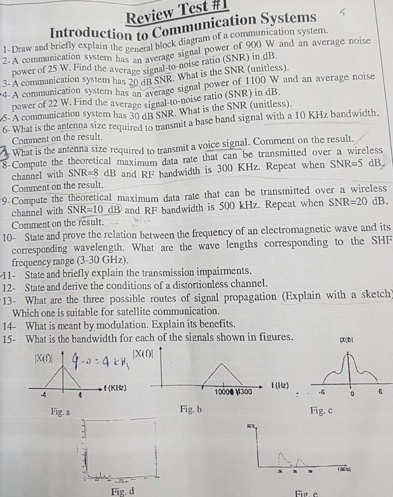 Solved Review Test #4 Sampling and Quantization X(r) 1- | Chegg.com