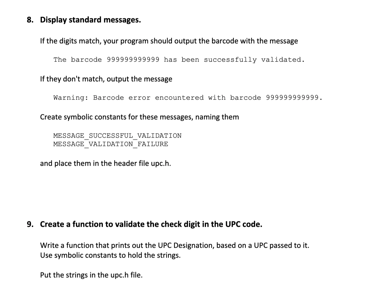 Problem Specification 1. Write a program to validate | Chegg.com