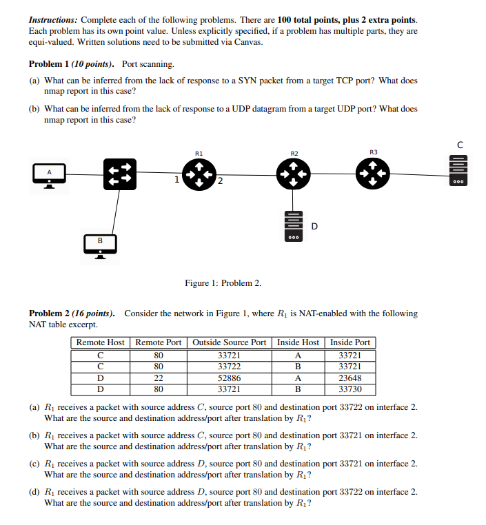 Solved Instructions: Complete each of the following | Chegg.com