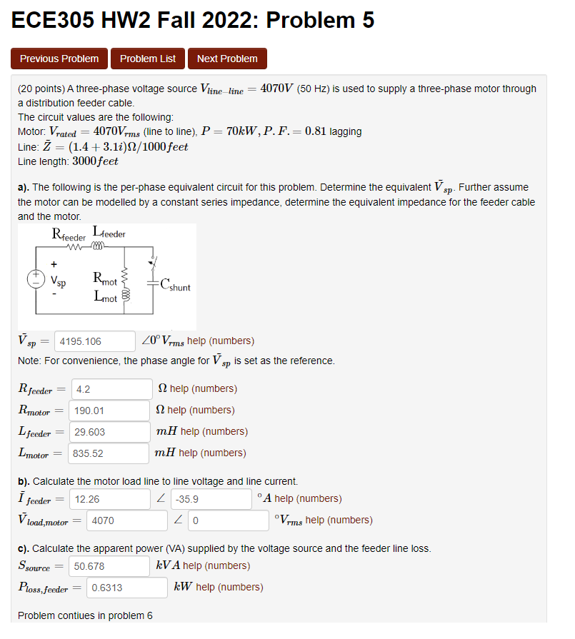 Solved (20 points) A three-phase voltage source Vline-line | Chegg.com