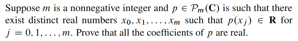 Solved Suppose m is a nonnegative integer and p e Pm(C) is | Chegg.com