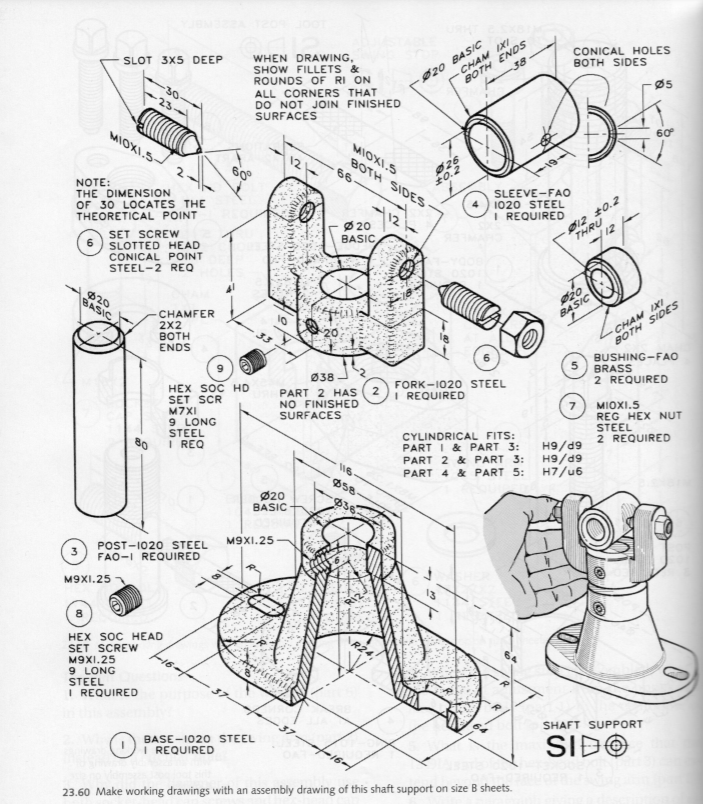 Solved DRAW IT WITH THE PROGRAM FUSION 360. IT HAS TO BE A | Chegg.com