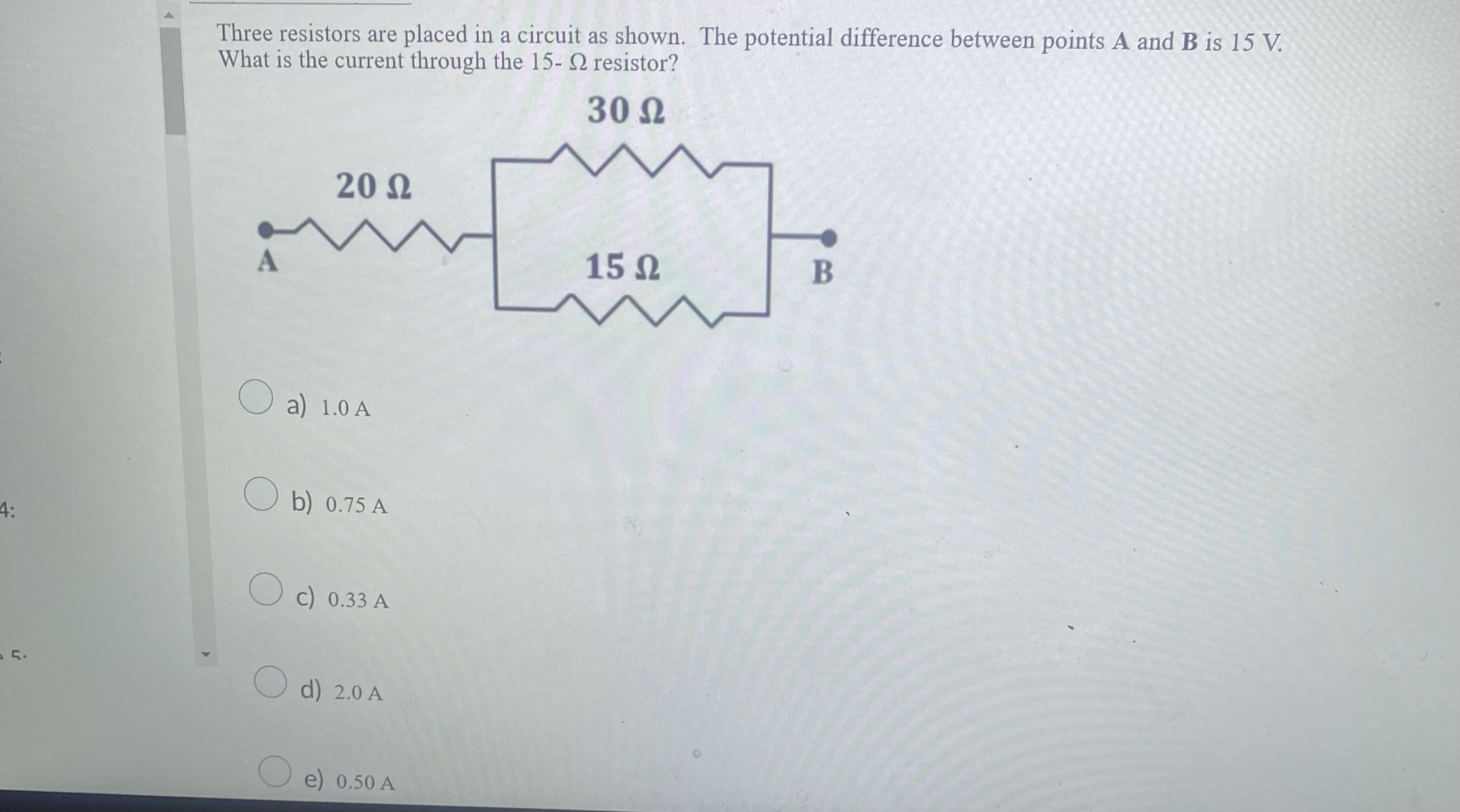 Solved Three resistors are placed in a circuit as shown. The | Chegg.com