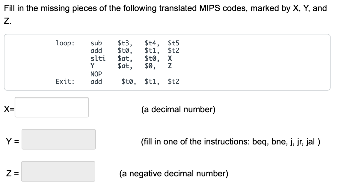 Translate the following pseudo-instruction in bold to | Chegg.com
