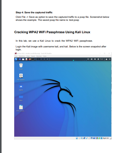Solved Wireless Exploitation & Defenseswe are using kali | Chegg.com