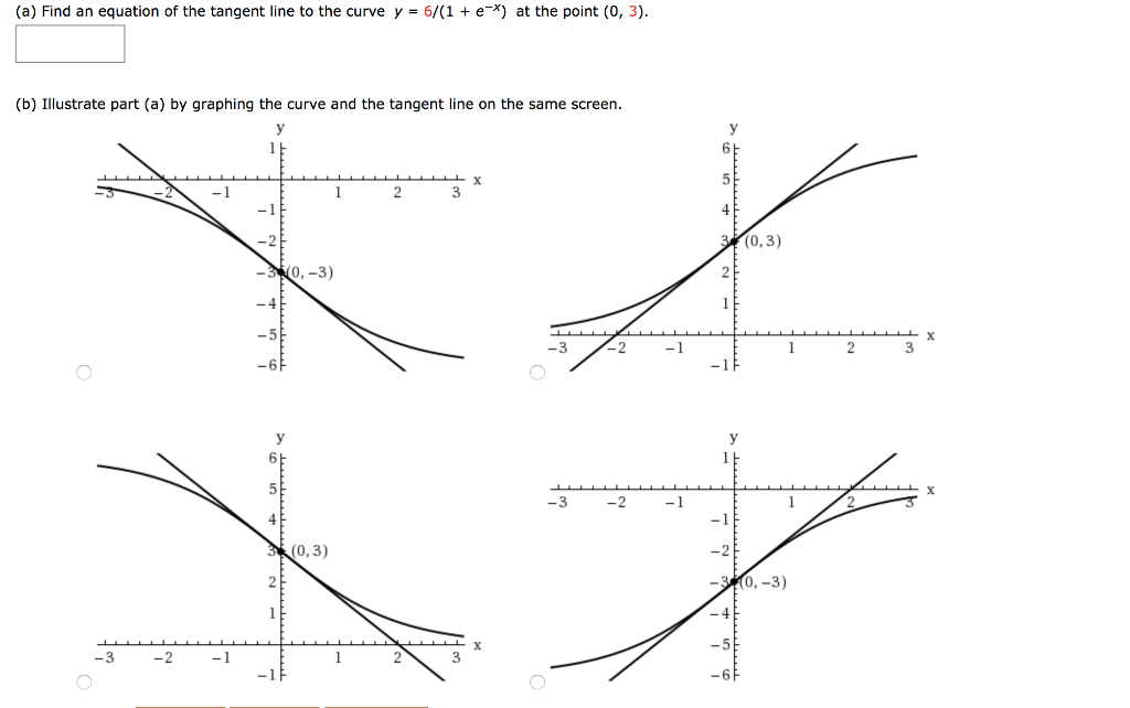 Solved A Find An Equation Of The Tangent Line To The Curve