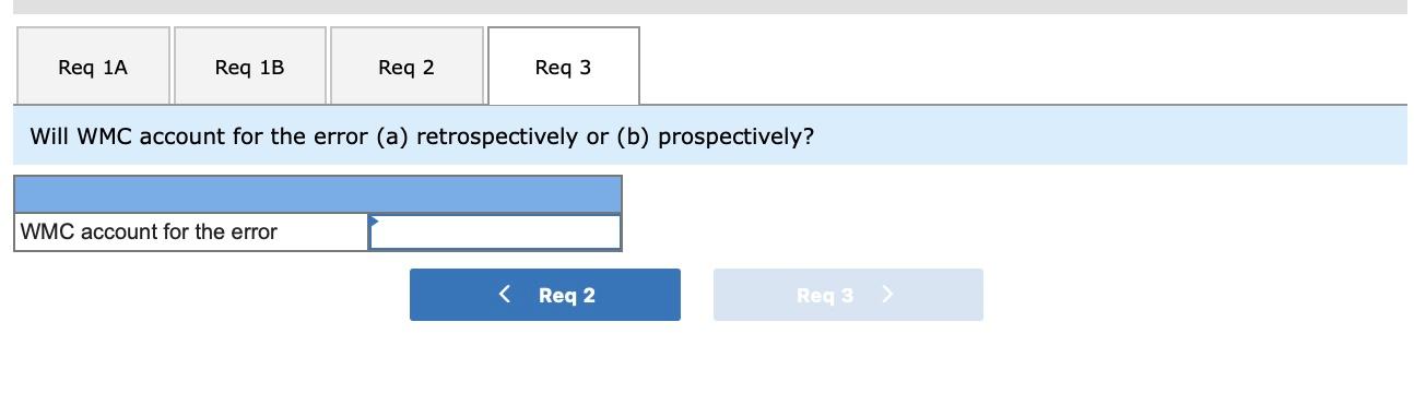 Solved During 2021, WMC Corporation discovered that its | Chegg.com