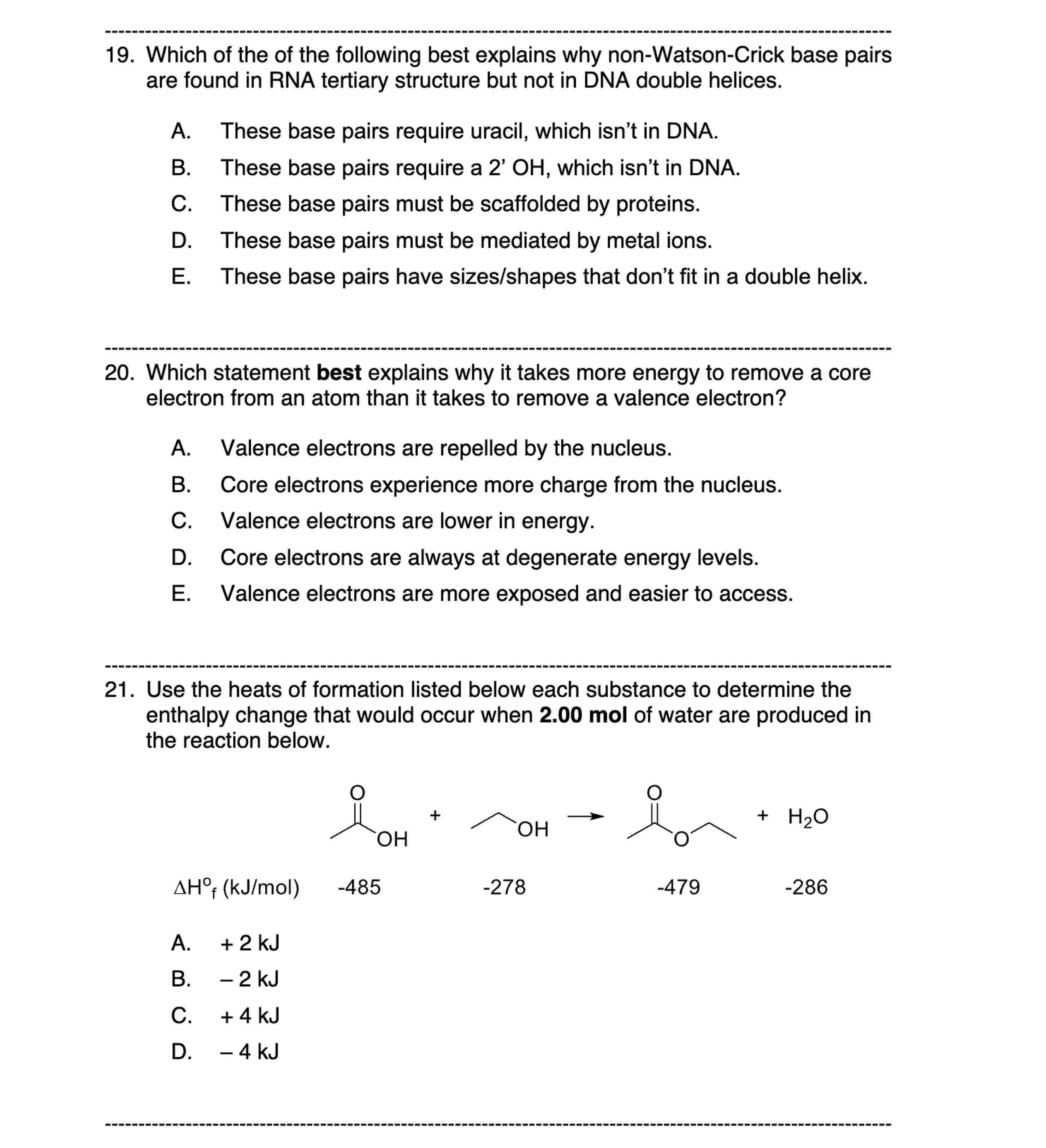Solved (plz explain ur answer the answer for 19 ﻿ is E 20 ﻿B | Chegg.com