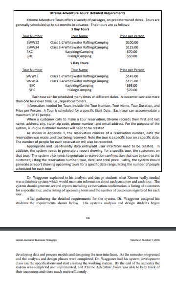 Solved The primary purpose of this case study is for Systems | Chegg.com