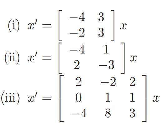 Solved 2.35 Solve each of the following differential | Chegg.com