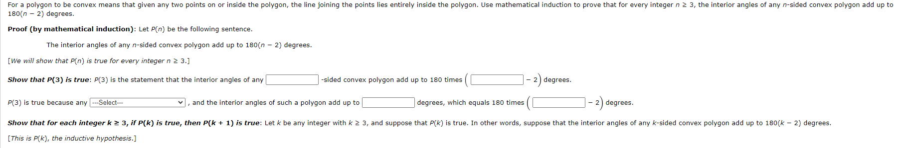 Solved For a polygon to be convex means that given any two | Chegg.com
