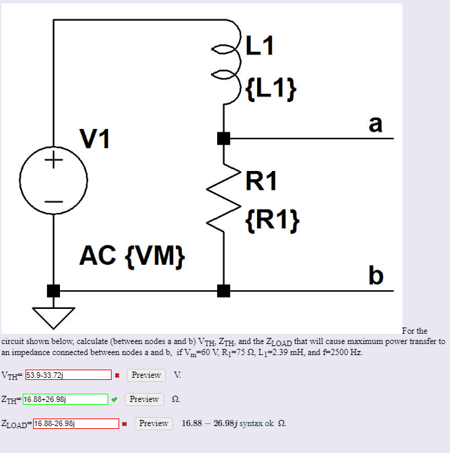 Solved For the circuit shown below, calculate (between nodes | Chegg.com