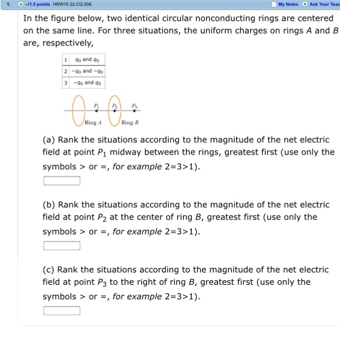 Solved In the figure below, two identical circular | Chegg.com