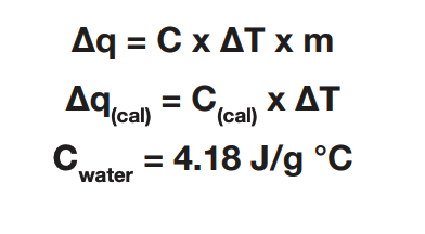 Calculate the temperature change (AT) for each trial | Chegg.com