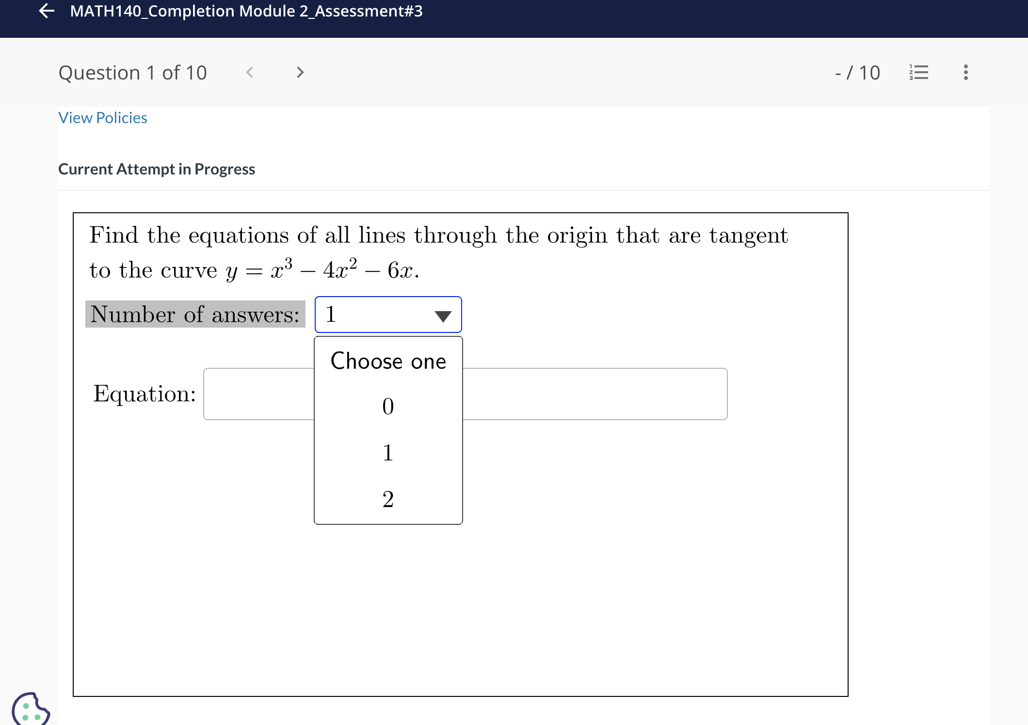 Solved Current Attempt in Progress Find the equations of all | Chegg.com