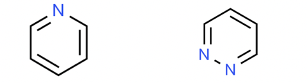 Solved Pyridazine and Pyridine represented by two chemically | Chegg.com