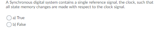 Solved A Synchronous digital system contains a single | Chegg.com