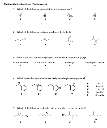 Solved Chapter 5: Exploring the SN1 Reaction One of the most | Chegg.com