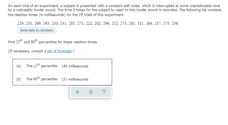 Solved On each trial of an experiment, a subject is | Chegg.com