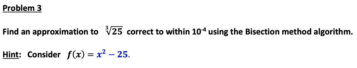 Solved For all problems, you need to perform at least 3 | Chegg.com