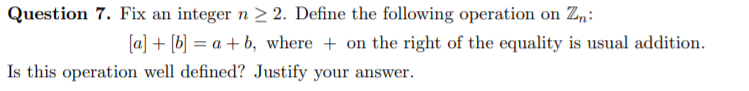 Solved Please include the definitions and theorems used and | Chegg.com