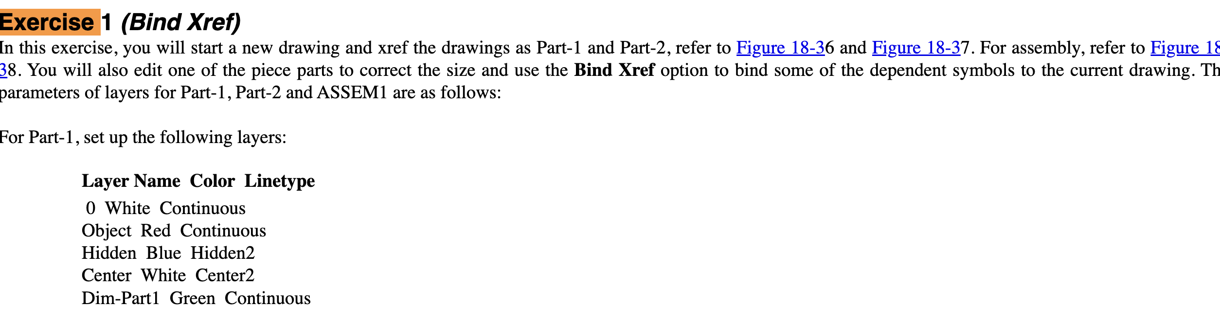 Solved xercise 1 (Bind Xref) a this exercise, you will start | Chegg.com